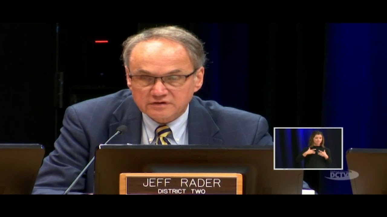 Commissioners' Corner: Comm. Jeff Rader, Dist 2 - 02.25.20 - YouTube