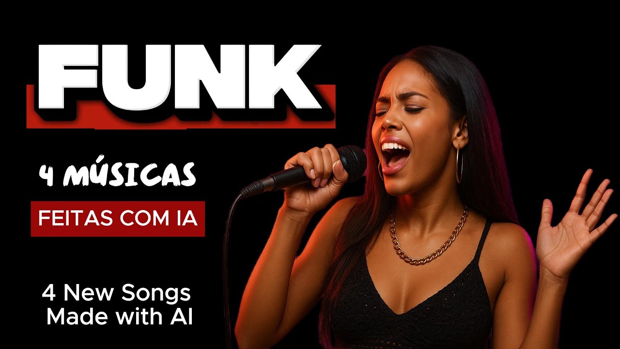 🔥 FUNK 2025 - 4 Músicas Inéditas Criadas com Inteligência Artificial ...