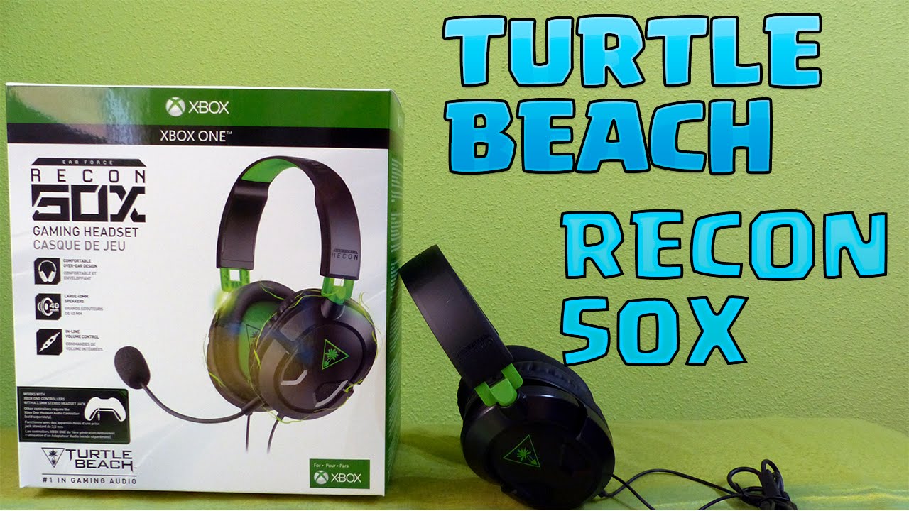Unboxing y review Turtle Beach Auriculares Gaming Ear Force Recon 50X ...