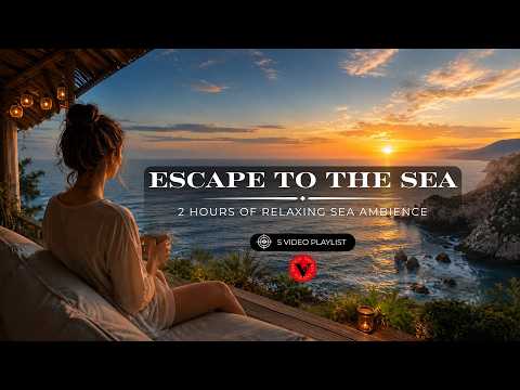 2 Hours Sea Ambience 🌊 Relaxing Waves for Sleep, Study & Relaxation | 2 Saat Deniz Ambiyansı