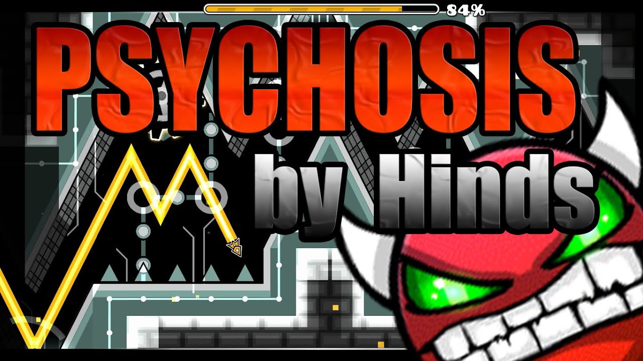 Geometry Dash [2.0] - "Psychosis" by Hinds (Hard Demon) [All Coins ...