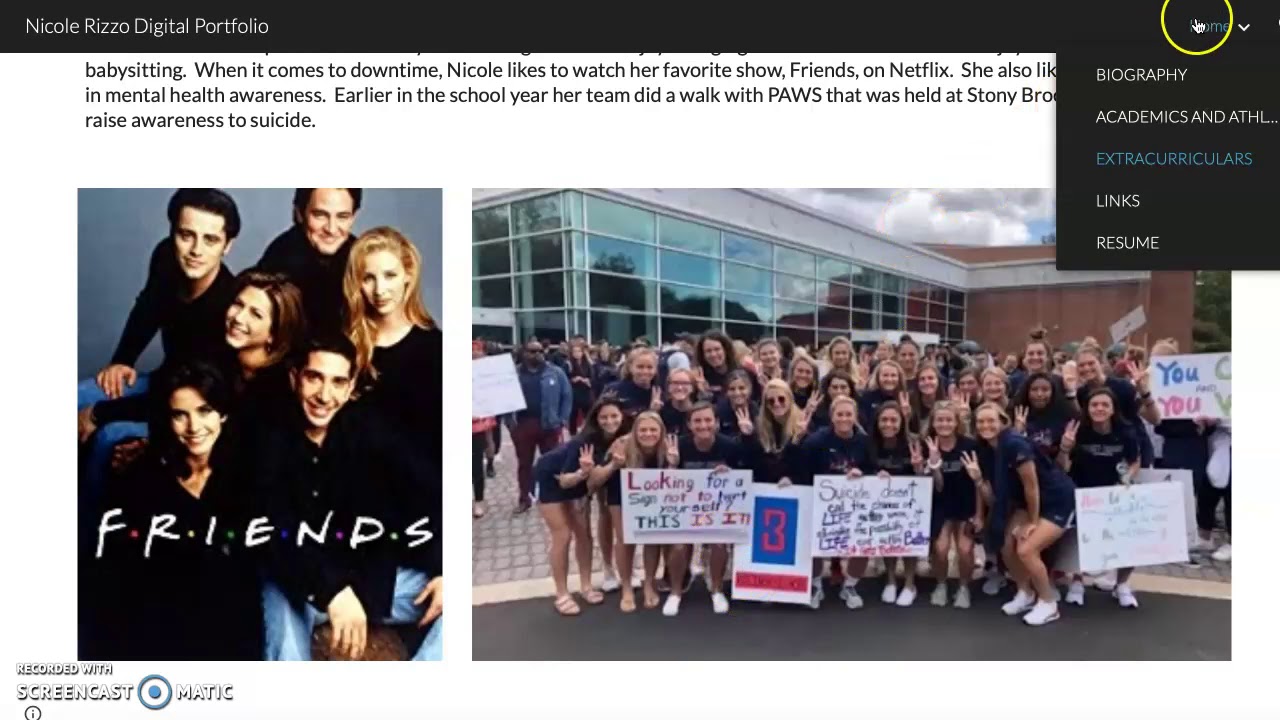 Nicole Rizzo EST Screencast - YouTube