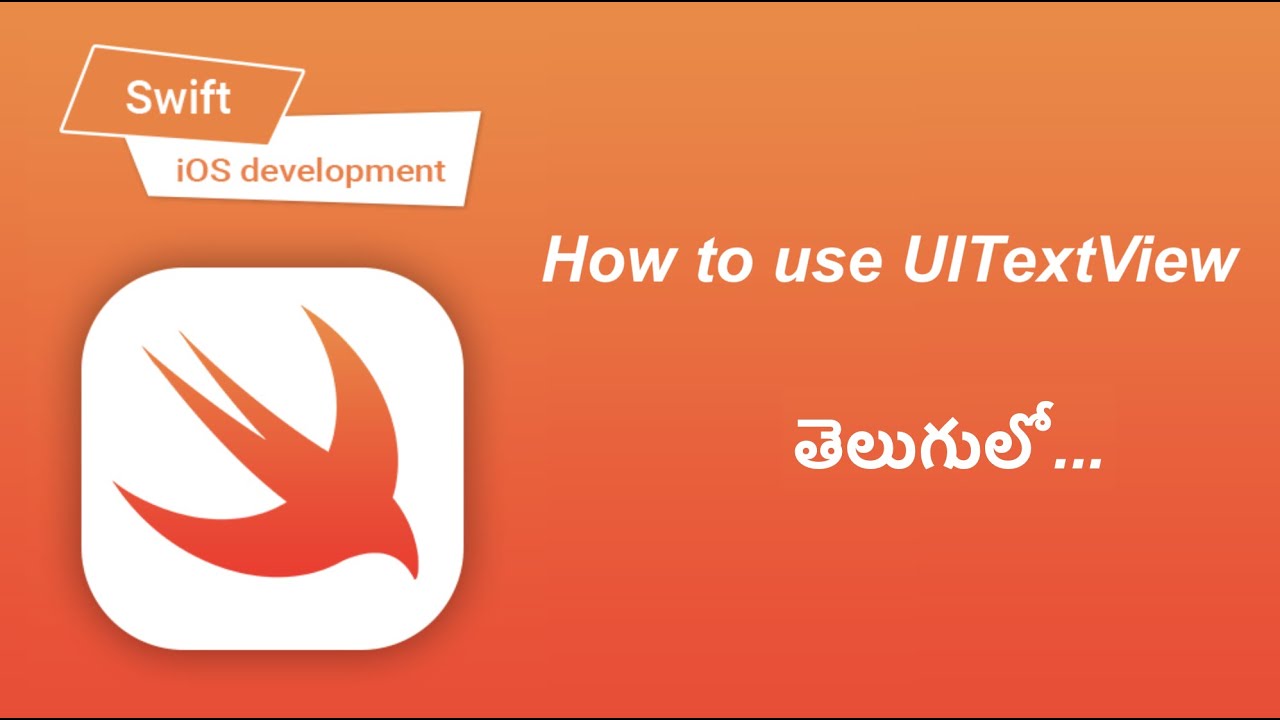 8. తెలుగులో | Learn about UITextView in Telugu #ios #swift #xcode #telugu #simulator #uitextview ...