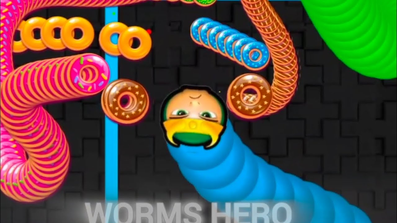 worms zone super hero character snakes war || worms zone super hero ...