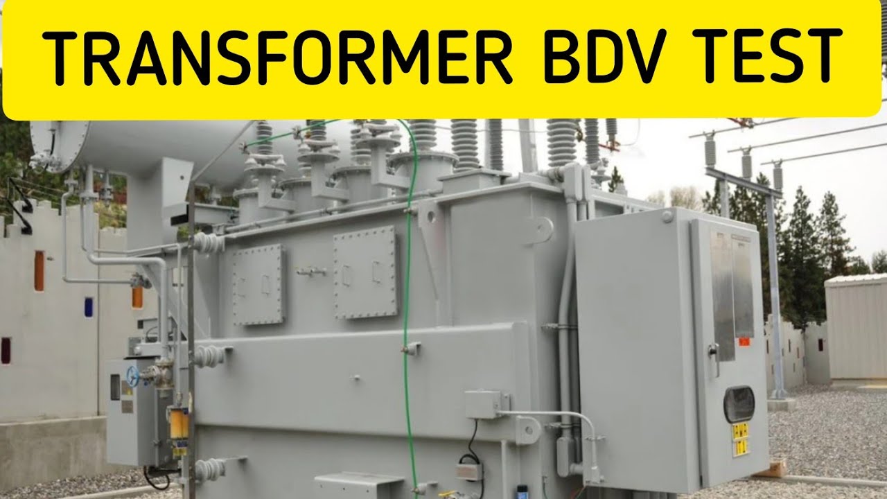 TRANSFORMER OIL BDV TESTING - YouTube