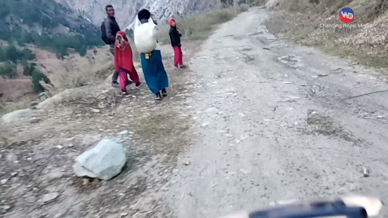 Karnali Corridor. Road condition of Karnali Corridor. कर्णाली करिडोर ...