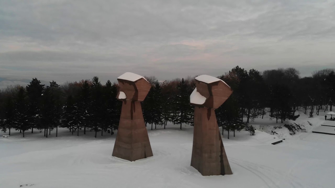 Spomen park Bubanj - Arial Video - YouTube