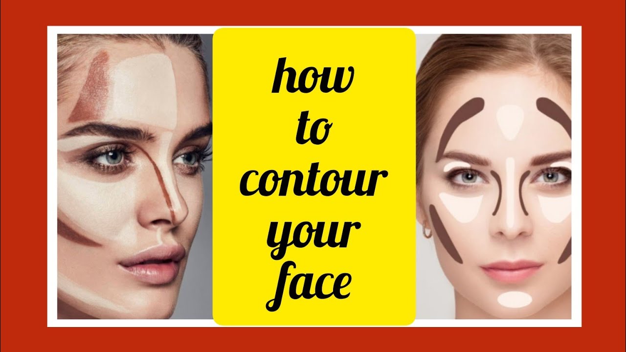 how to contour your face ? @YouTube #500subs #contour #makeuptutorial ...