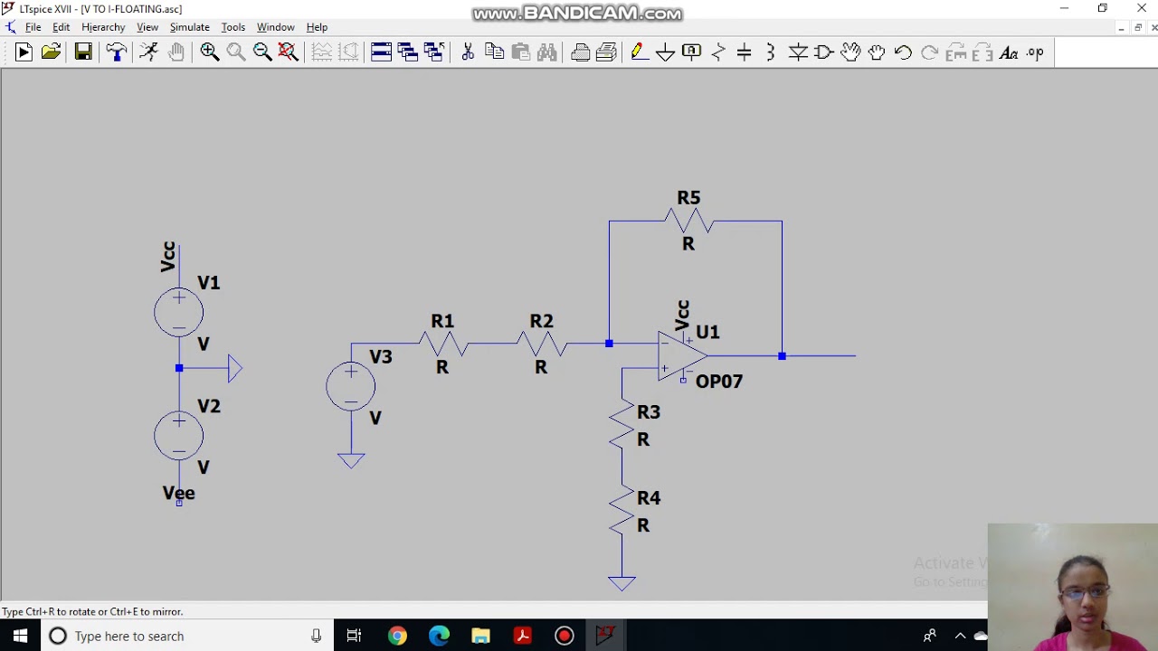 Design of V to I Converter using Floating and Grounded Load - YouTube