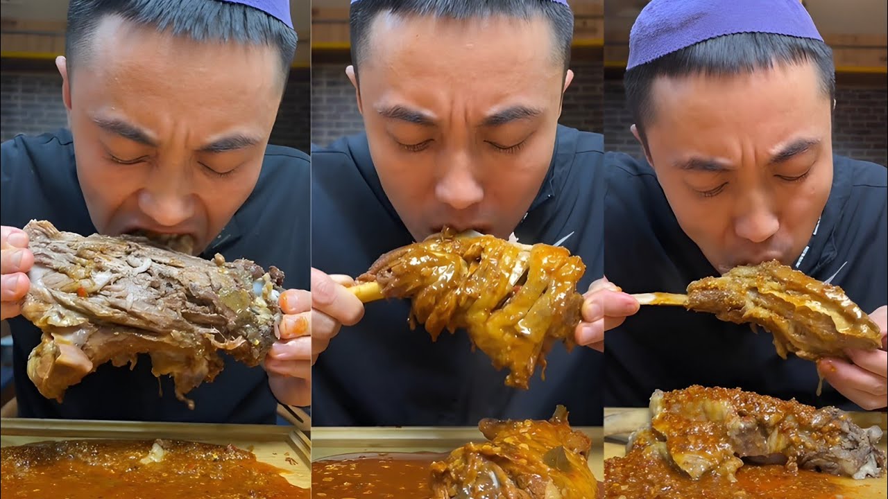 Spicy Lamb Tendon|Steaks|Braised Carp|Grabbing Sheep Neck| lamb chops ...