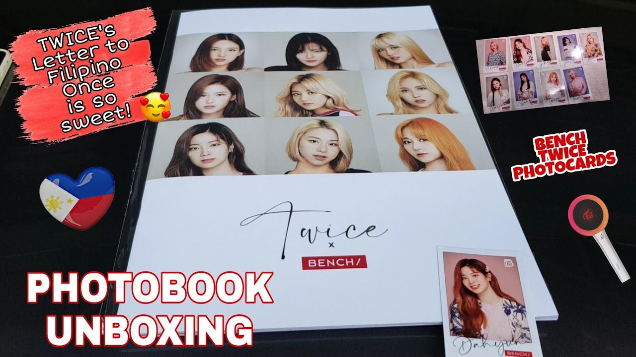 TWICE X BENCH EVENT: TWICE PHOTOBOOK UNBOXING AND DAHYUN PHOTOCARD ...