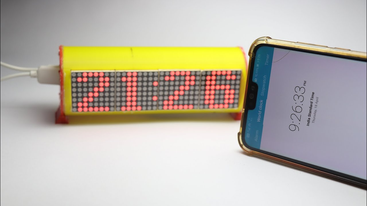 how to make Wi-fi clock at Home in Easy Way - YouTube