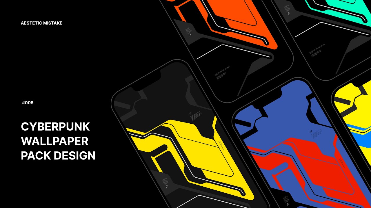 Designing Cyberpunk Wallpaper in Figma v.1 - YouTube