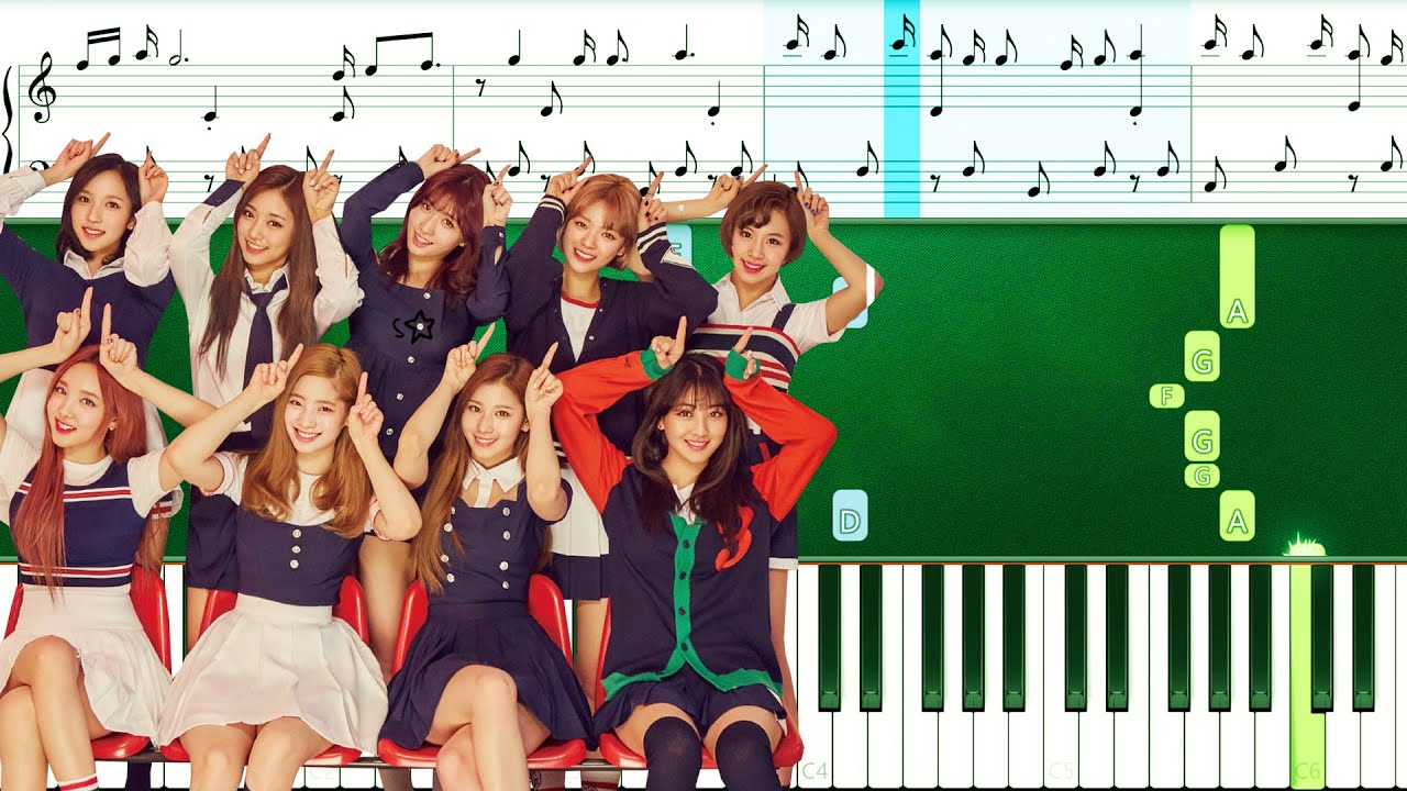 TWICE - MORE & MORE (Piano Tutorial With Sheets | Piano Instrumental ...