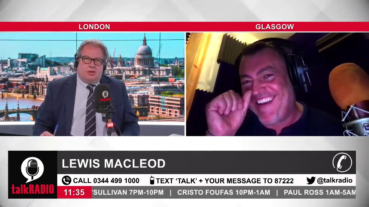 Lewis MacLeod does an excellent impersonation of Donald Trump and Nigel ...