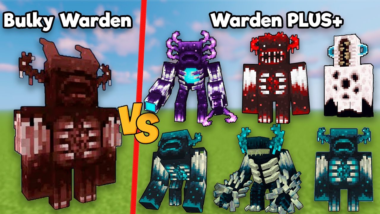 Bulky Warden Vs Warden Plus Minecraft Boss Battle Youtube