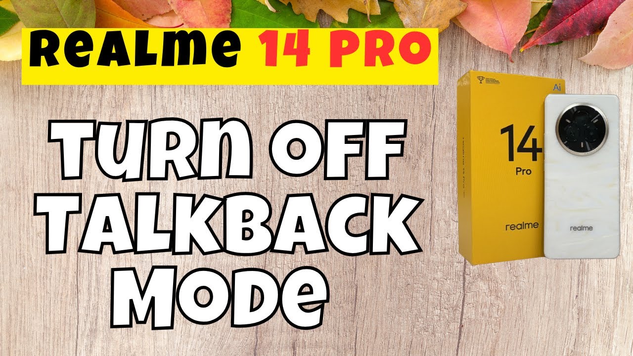 Realme 14 Pro Disable Talkback , How to turn off Talkback Mode ...