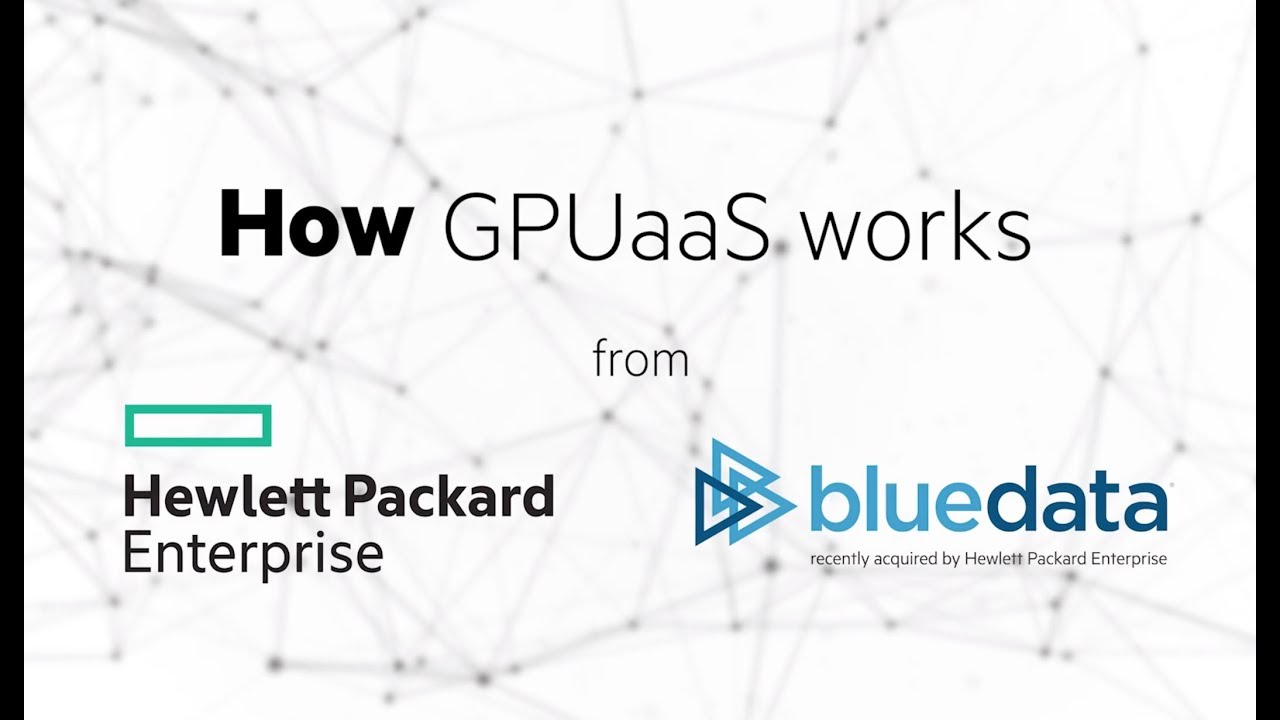 How does HPE’s GPU-as-a-Service (GPUaaS) solution work? Watch this demo ...