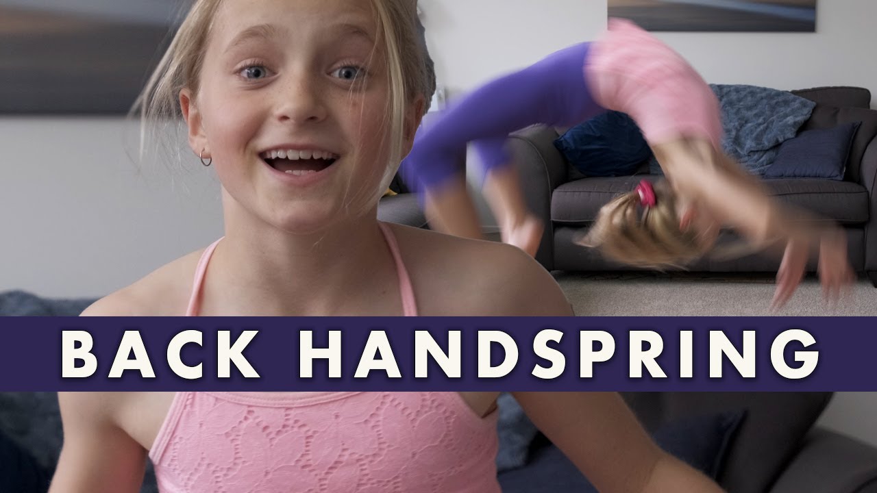 HOW TO DO A BACK HANDSPRING - FOR BEGINNERS - YouTube