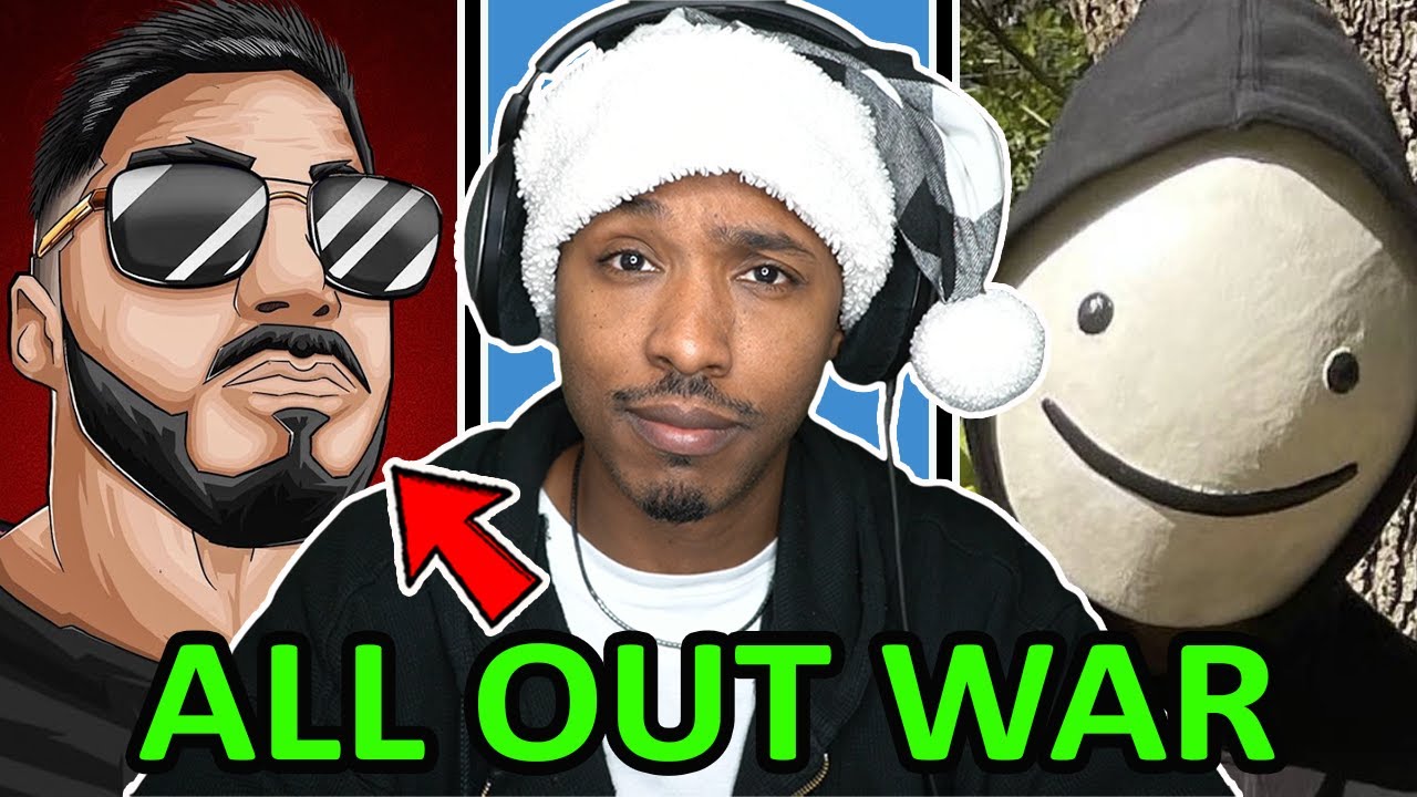 This YouTuber Started a War | Dream Face Drama, Nickmercs Controversy ...
