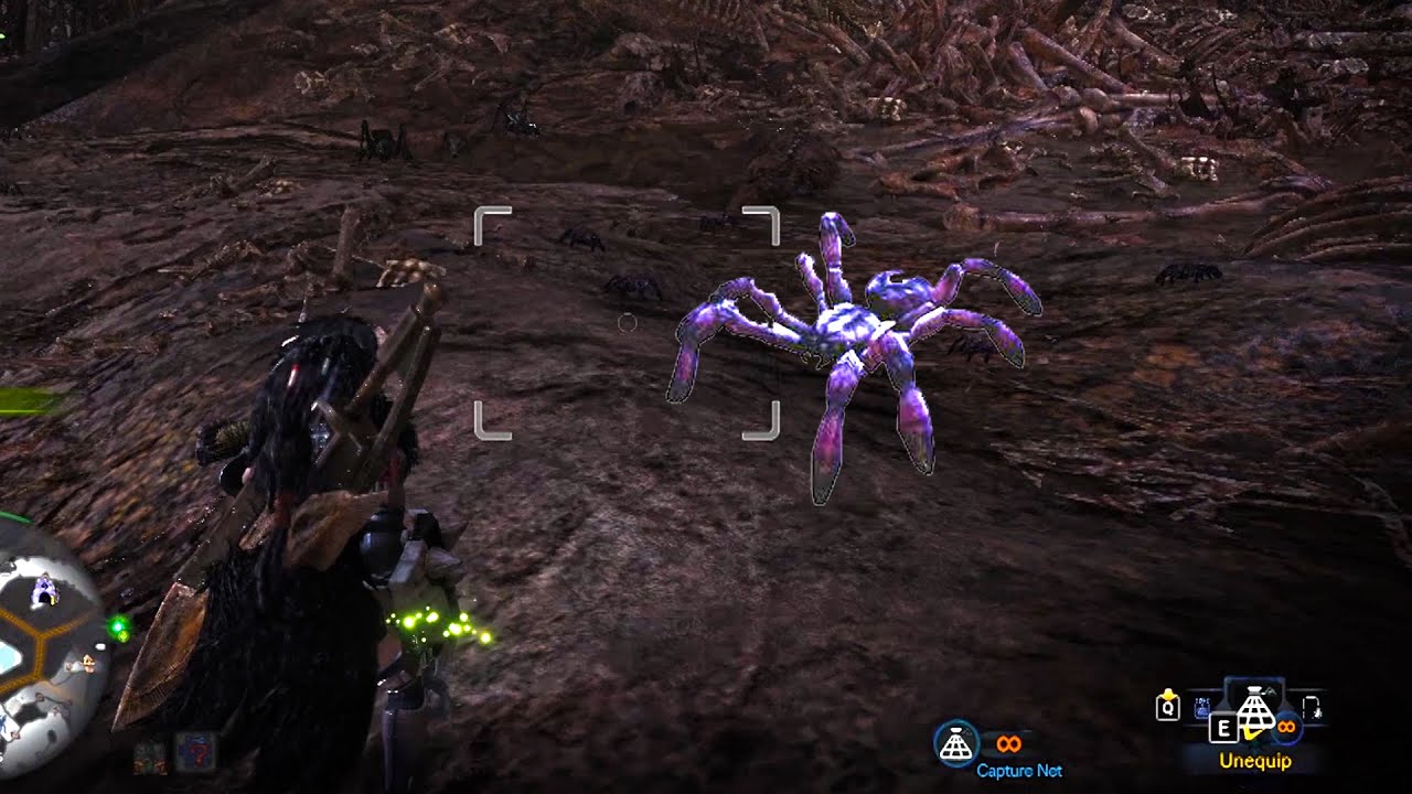 Monster Hunter World | Side Quest | Research Help | Scavantula Capture ...