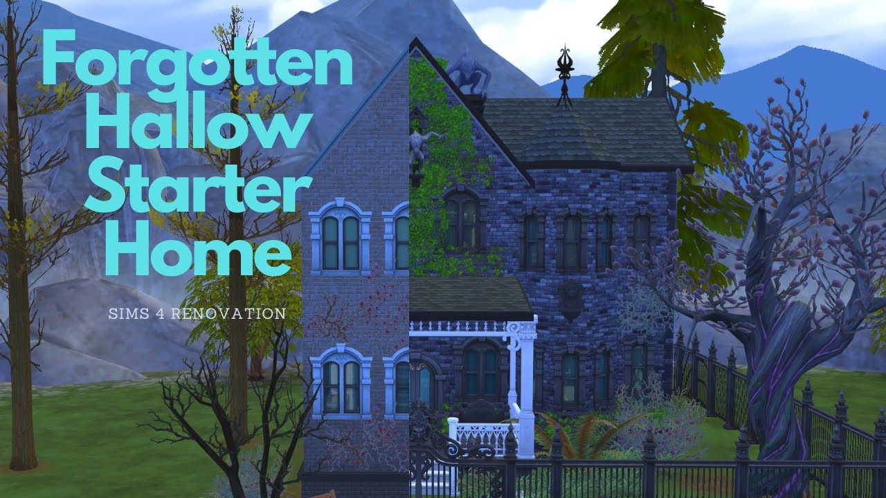 Renovating a haunted manor in Forgotten Hallow | Sims 4 Renovation ...
