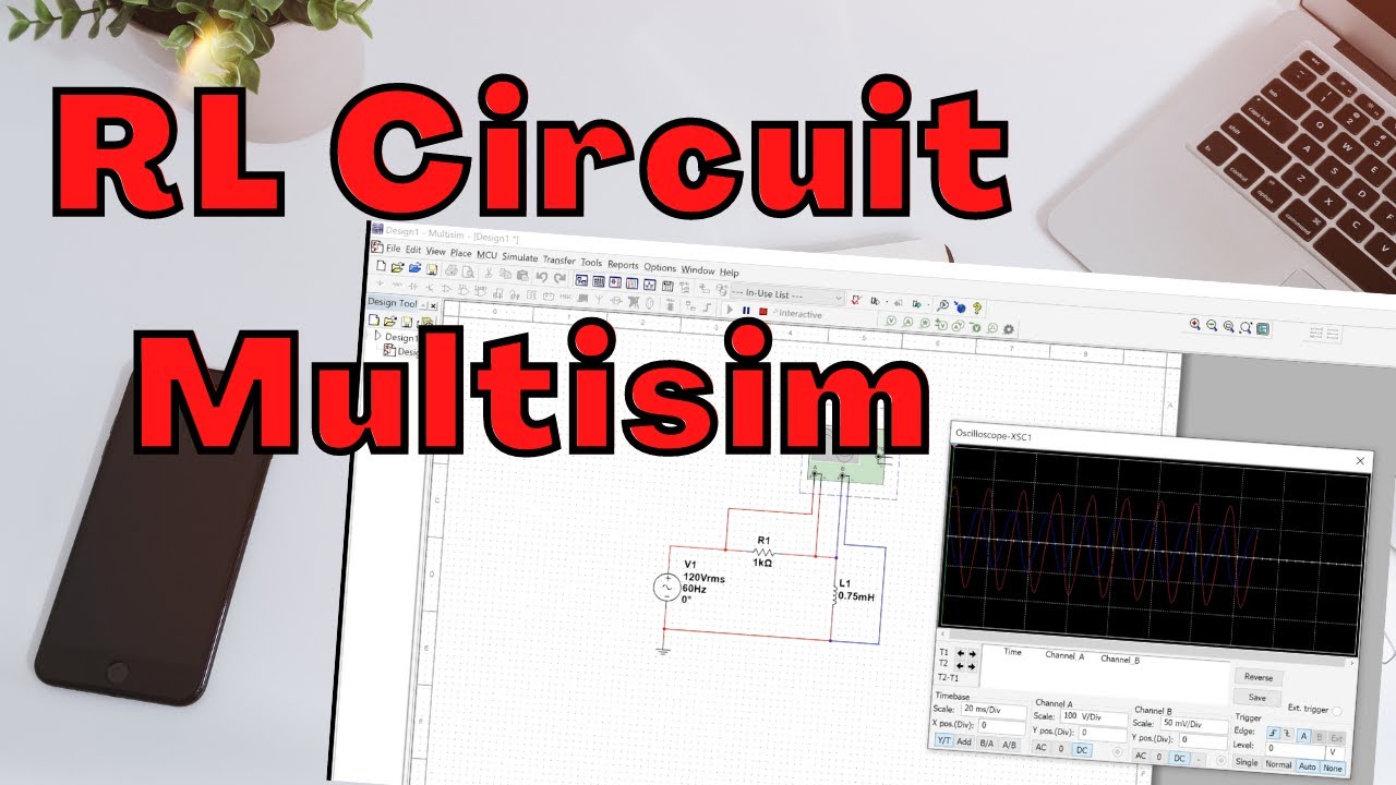 RL circuit simulation by Multisim && Probes do not plot to the Grapher ...