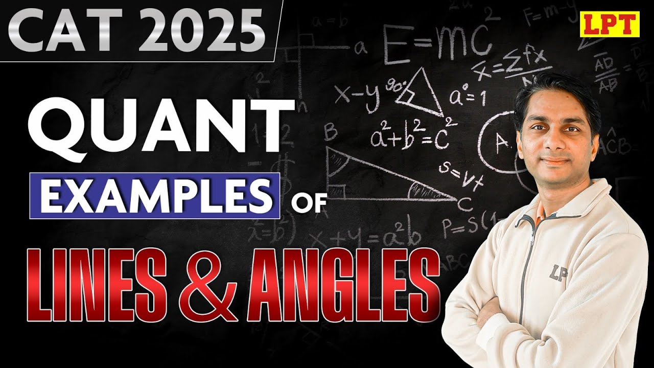 Examples of Lines & Angles | Quantitative Aptitude for CAT 2025 | CAT ...