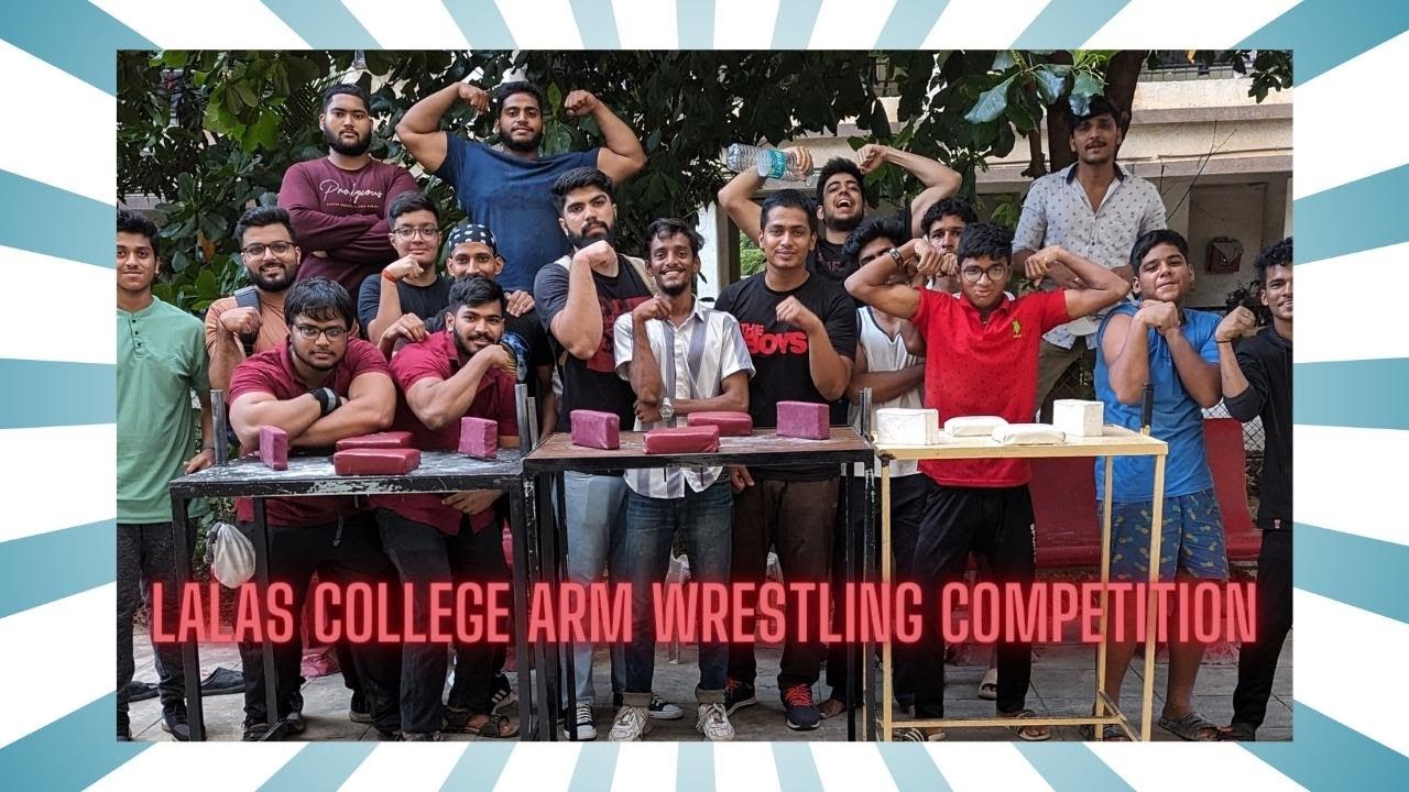 Lala Lajpatrai College Arm Wrestling tournament - YouTube