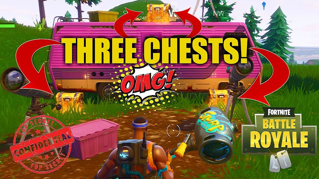 *SECRET* TRIPLE CHEST SPAWN IN FORTNITE BATTLE ROYALE! (not clickbait ...