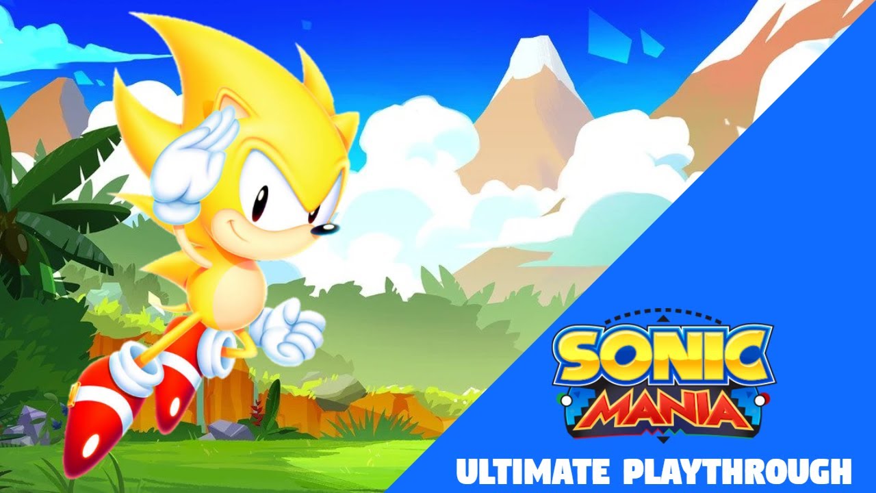 Sonic Mania- Ultimate Super Sonic Playthrough (Mania + Encore) - YouTube