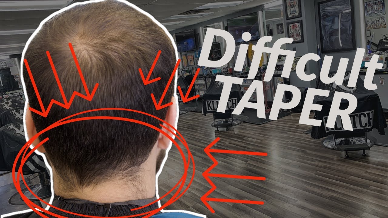 Difficult Mens Taper | Master Ergo | Barber Tutorial | Barber How To ...