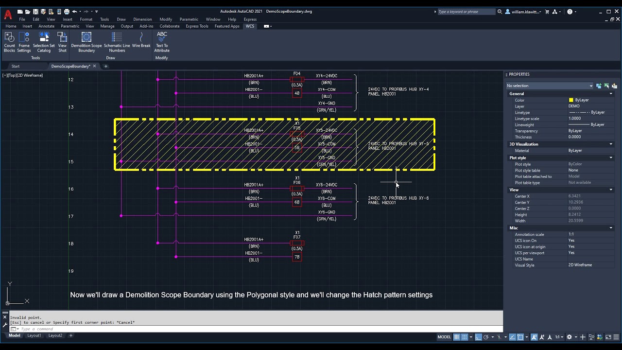 Demolition Scope Boundary App for AutoCAD based products Demo | AutoCAD ...