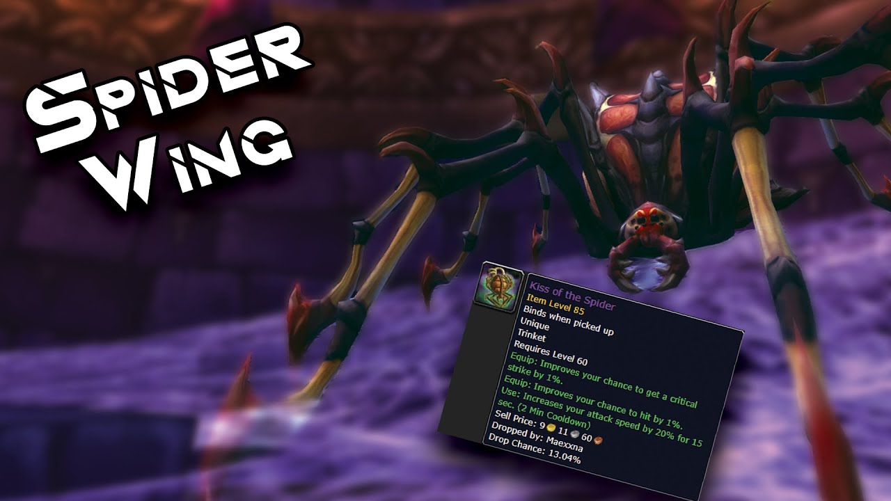 Naxxramas Spider Wing - Main tank PoV WoW Classic - YouTube