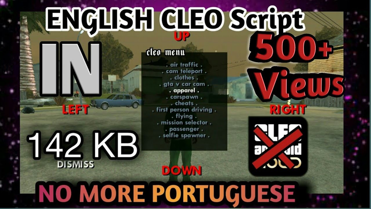 Gta san andreas cleo menu apk no root - coinput