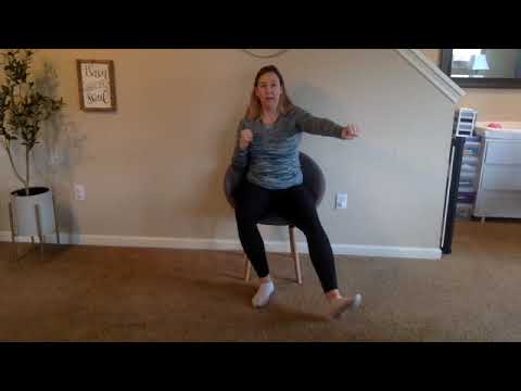 Chair Aerobic Exercise - 55 minutes - YouTube