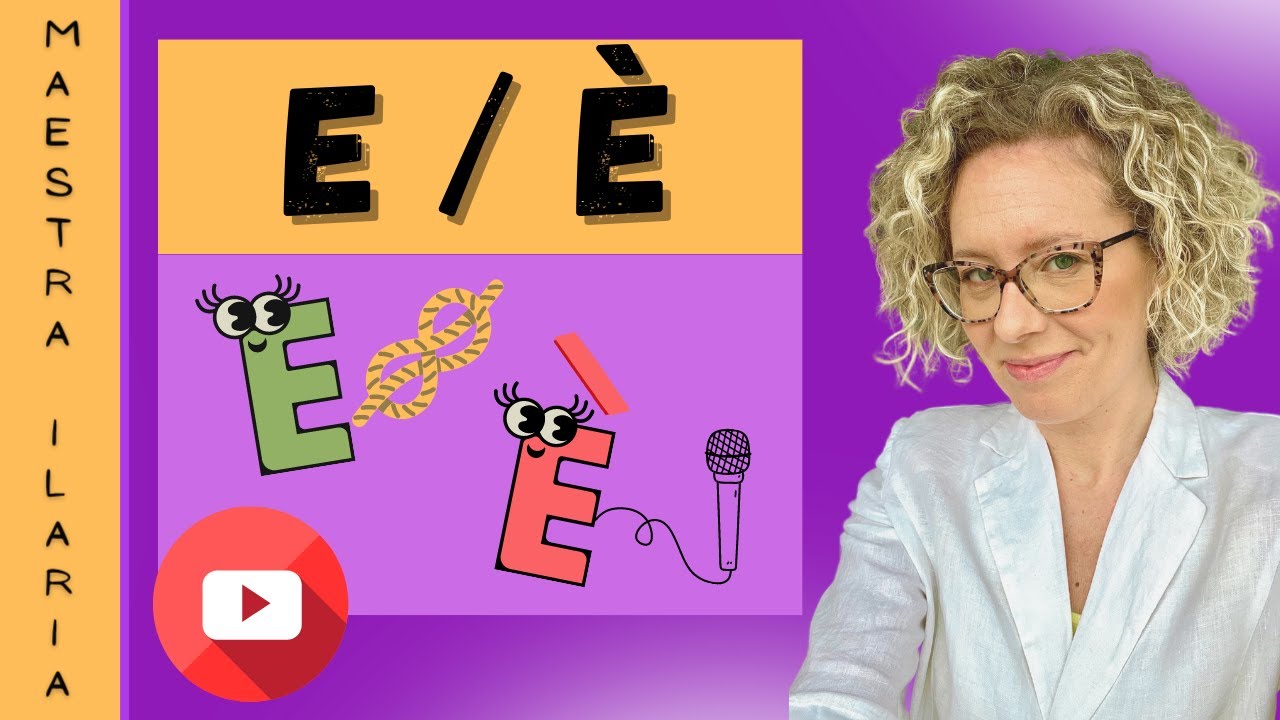 E oppure È - La E che unisce, la È che spiega - YouTube