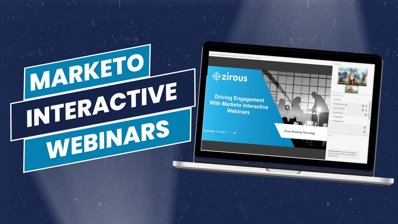 Driving Engagement With Marketo Interactive Webinars - YouTube