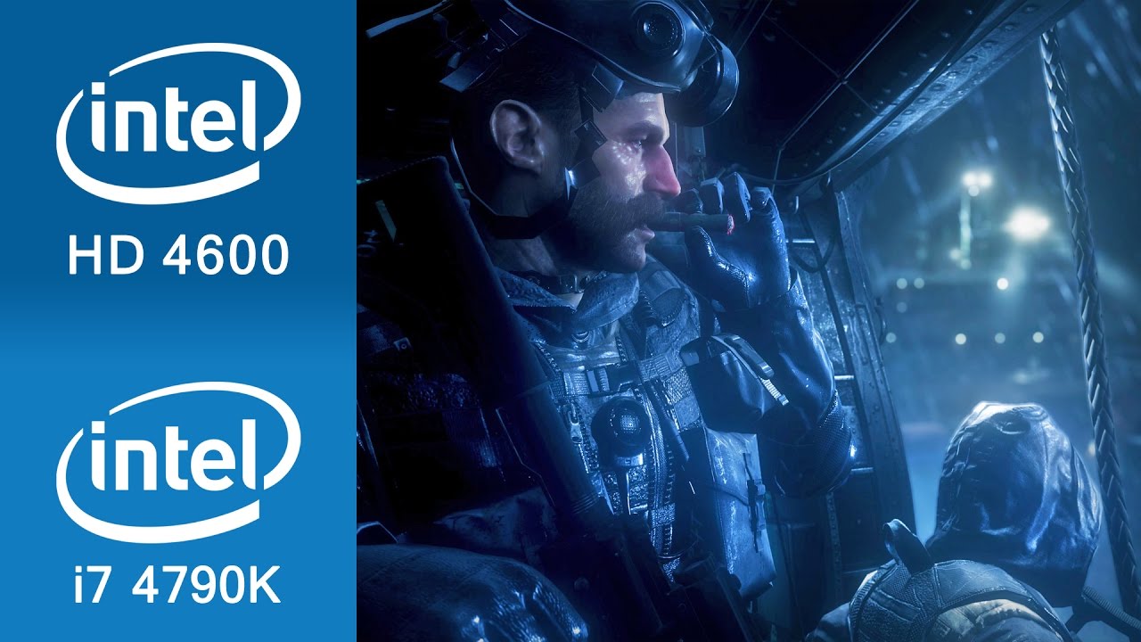 Call Of Duty Modern Warfare Remastered Gameplay Intel HD 4600 - YouTube