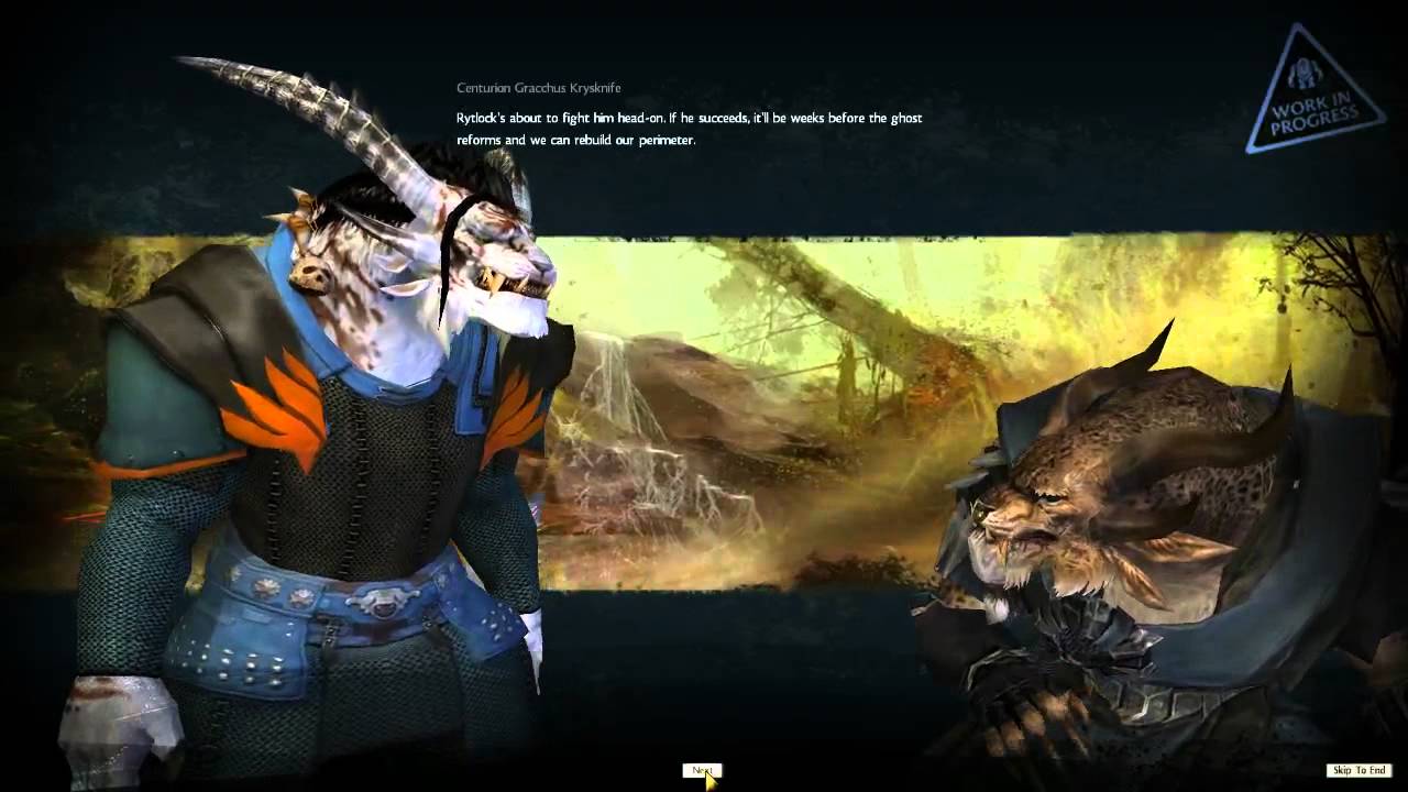 GW2 BWE - Charr - Guardian start - YouTube