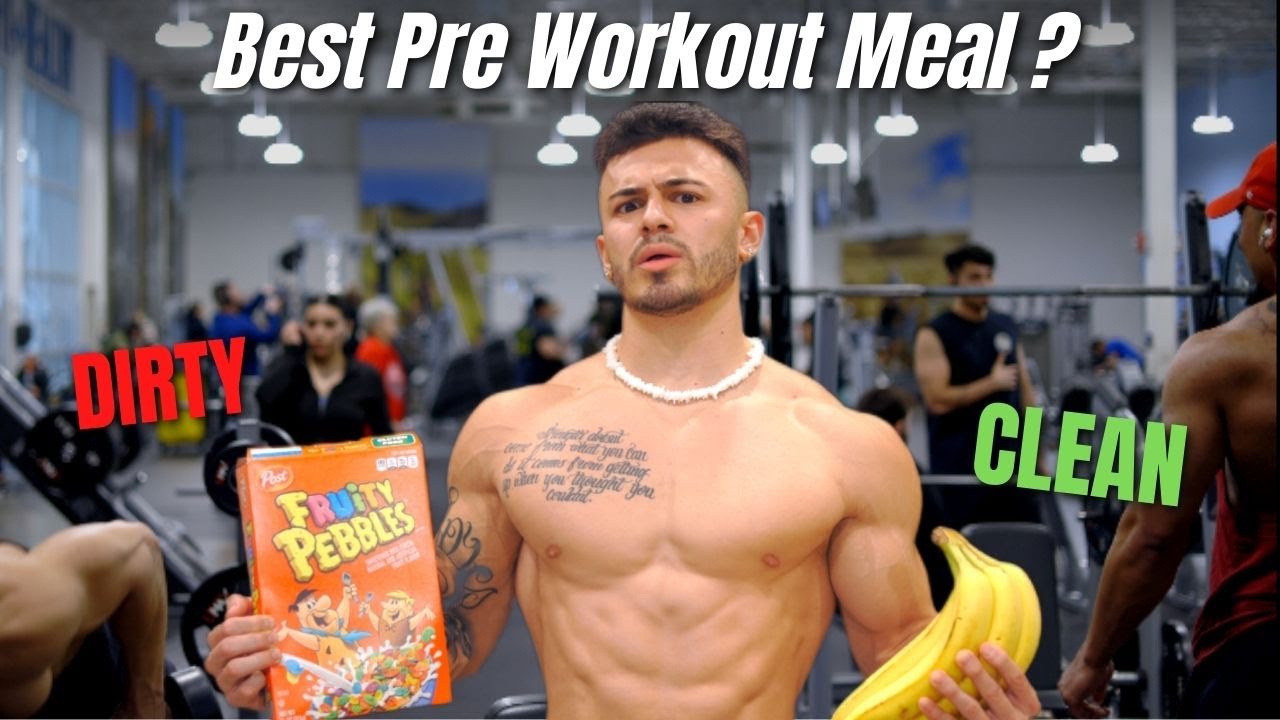 What's the better pre workout meal? | Fast Food or Clean Food | - YouTube
