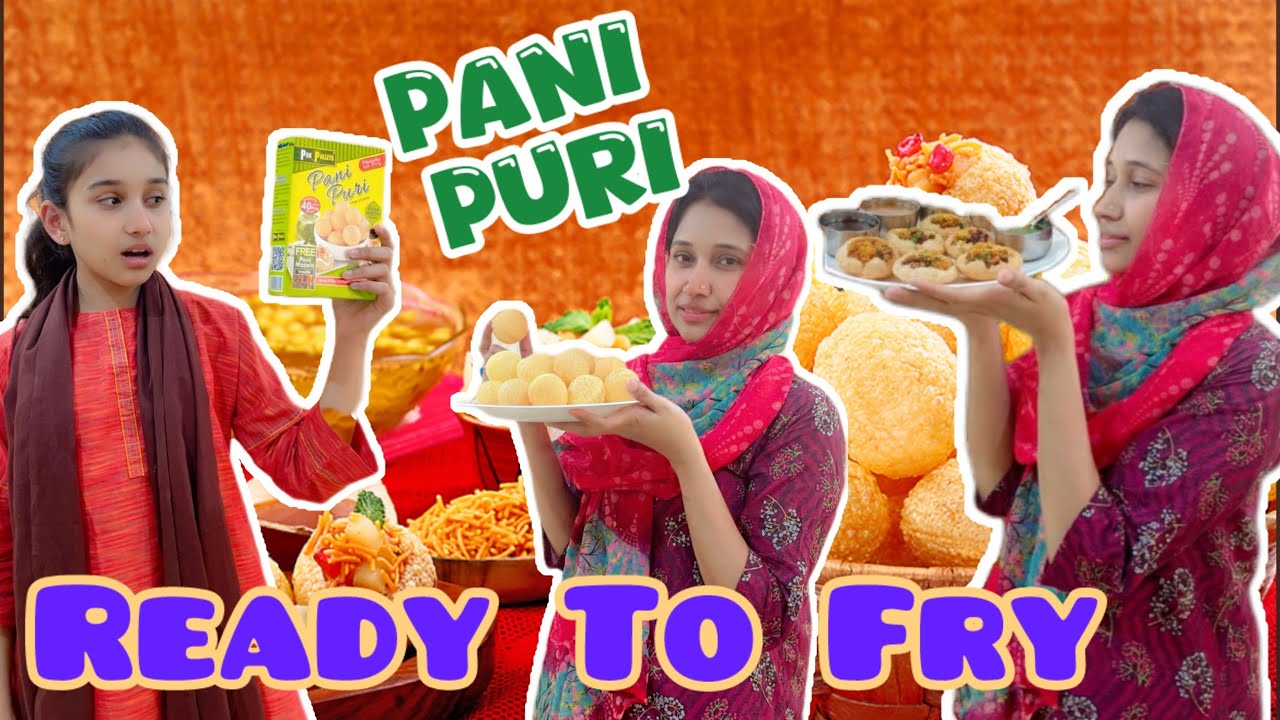We Try Pak Pallets Pani Puri || Crispy & Crunchy Gol Gappay at Home ...