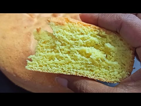 Learn How To Make Fatless Sponge cake / Sponge cake for pudding ...