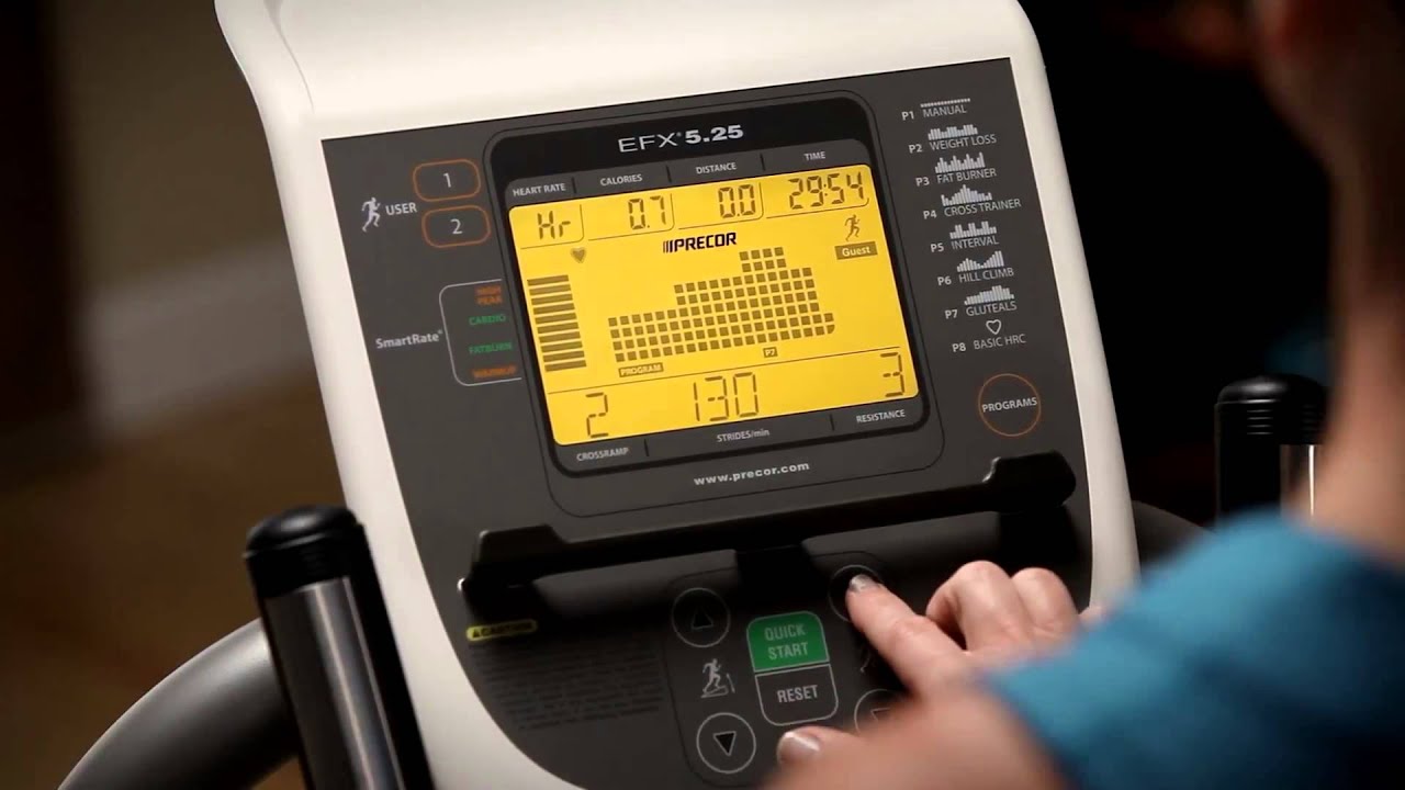 Precor Elliptical 525 - YouTube