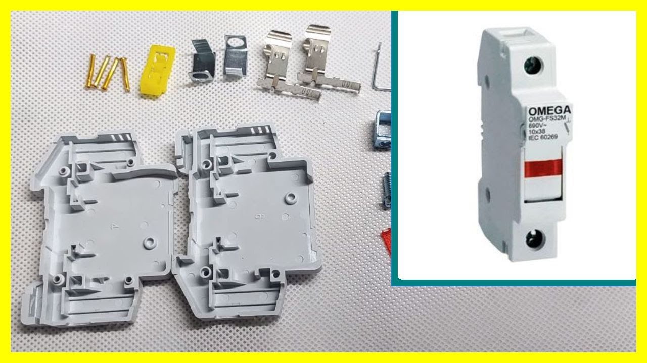 Inside Fuse holder Omega OMG-FS32M - Cấu tạo vỏ cầu chì - YouTube