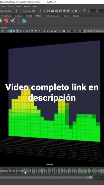 Mash en Autodesk Maya 3D Audio Node - YouTube