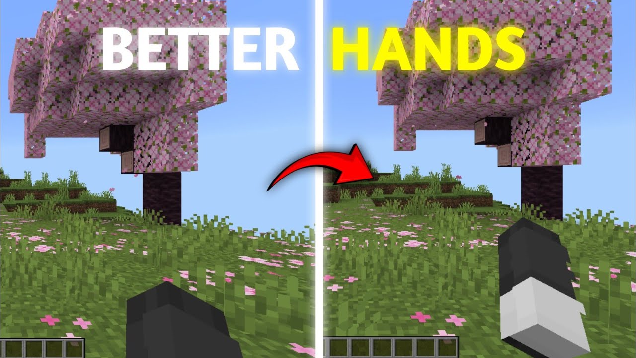 Better Hands for Minecraft Bedrock 1.21+ - YouTube