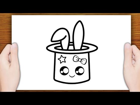 Easy drawing | how to draw a magician hat easy | cool drawing ideas ...