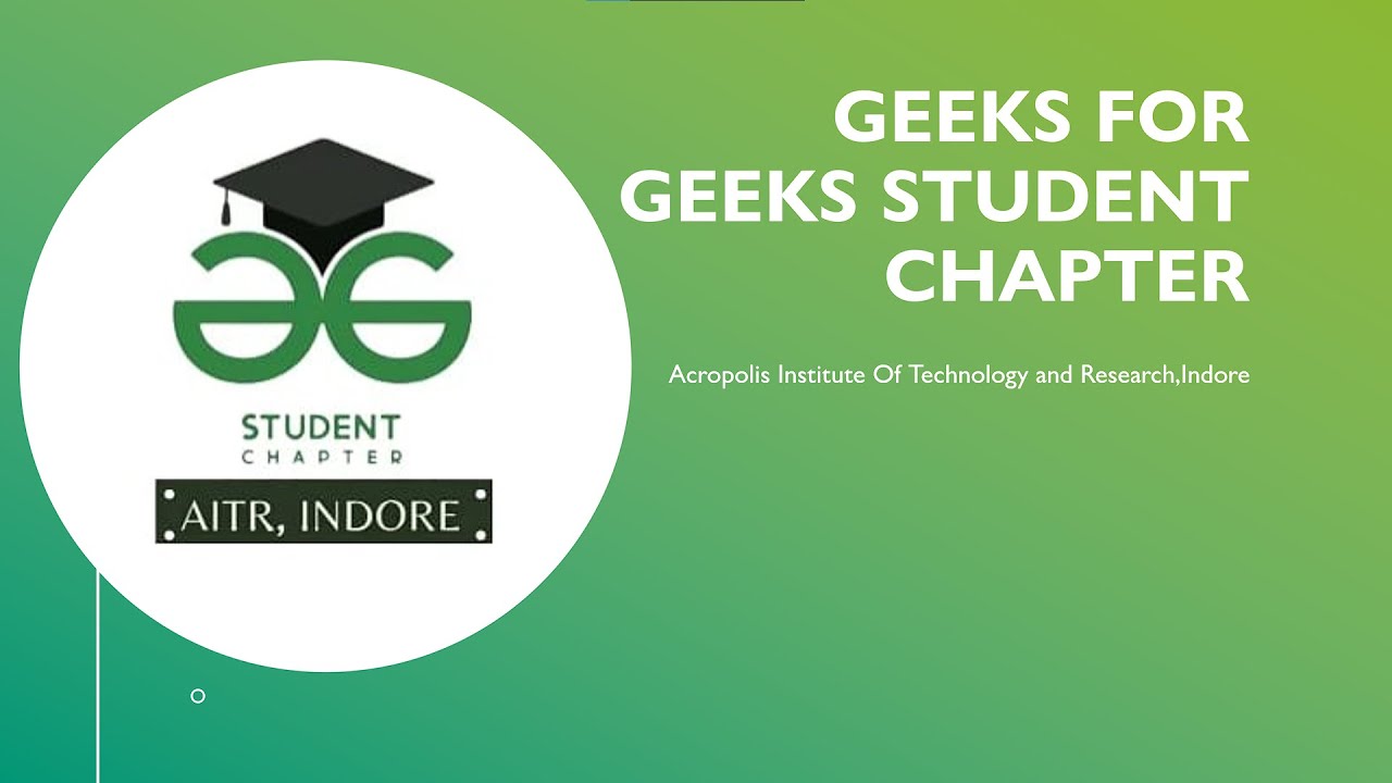 Geeks for geeks Orientation - YouTube