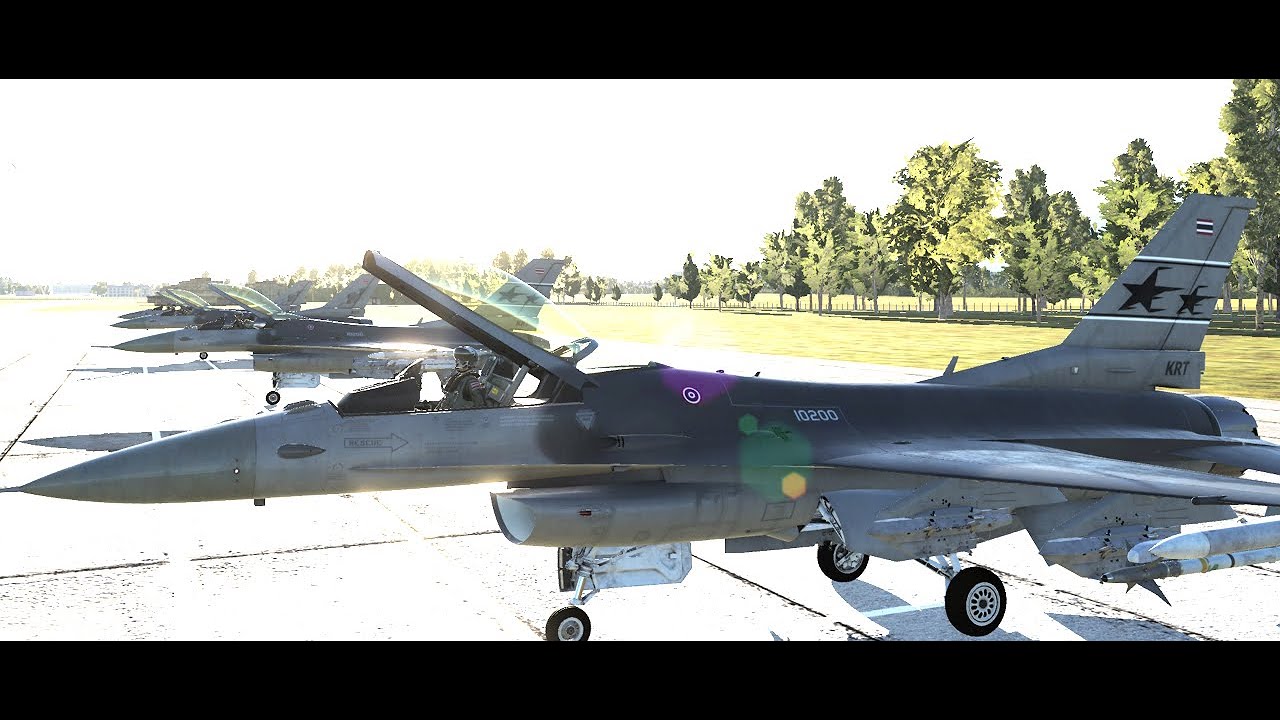 DCS WORLD : F-16 Viper Overhead Break Landing - YouTube